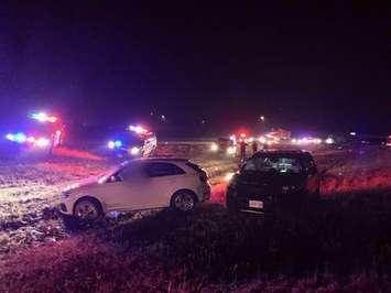 Spike belt used to stop vehicle that fled from border police